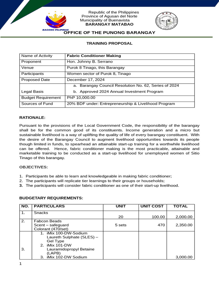 Training Design - Fabcon Making | PDF | Economies