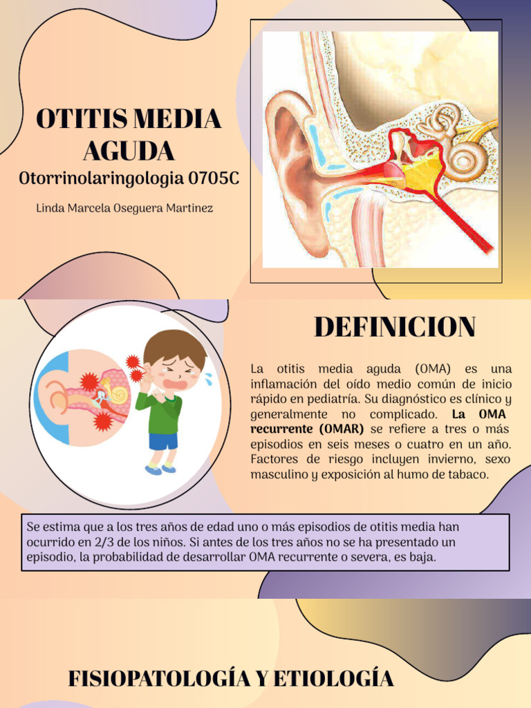 Otitis Media Aguda en Pediatría: Guía Completa | PDF | Medicina CLINICA ...