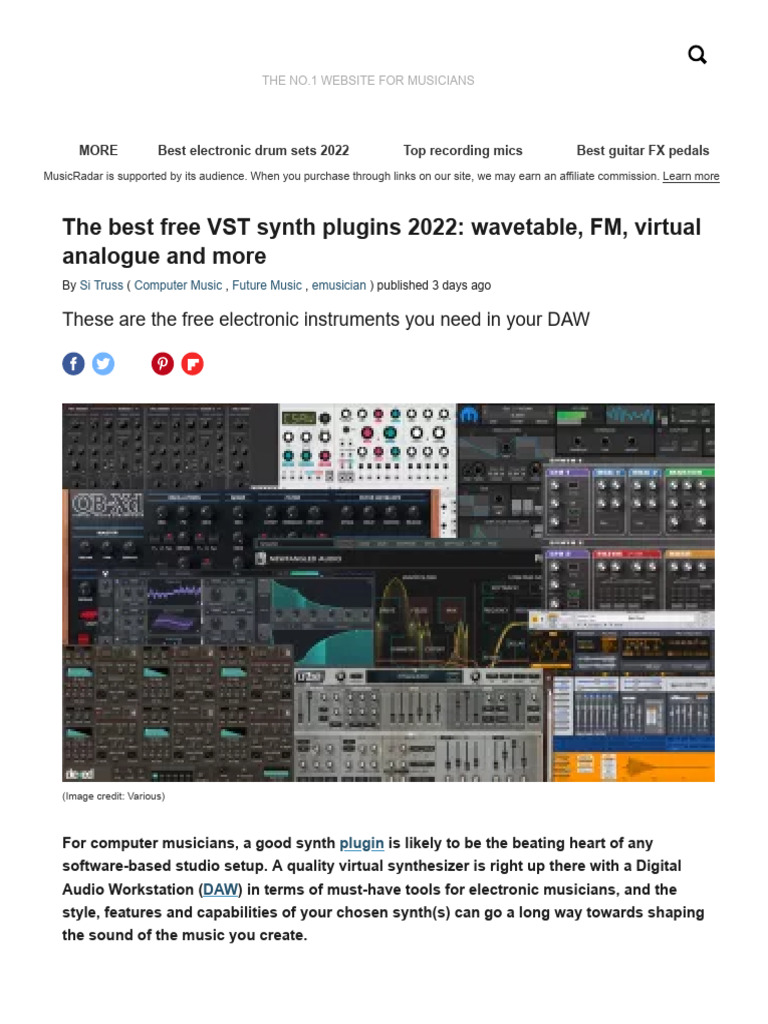 The best free VST synth plugins 2022_ wavetable, FM, virtual analogue and more _ MusicRadar ...