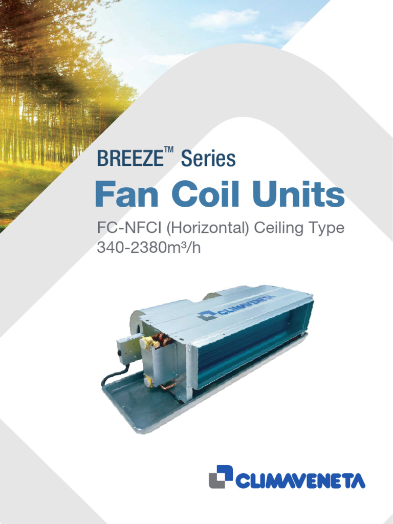 FC-NFCI Fan Coil Unit Catalogue | PDF | Pipe (Fluid Conveyance ...
