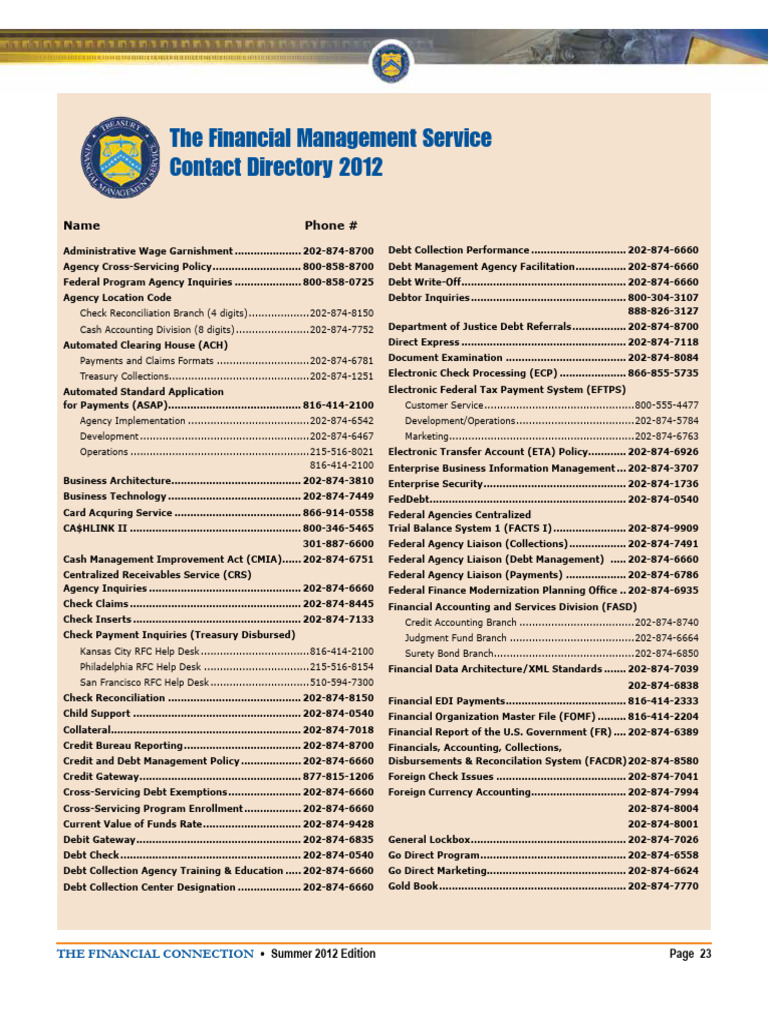 contact_directory | PDF | Repurchase Agreement | Payments