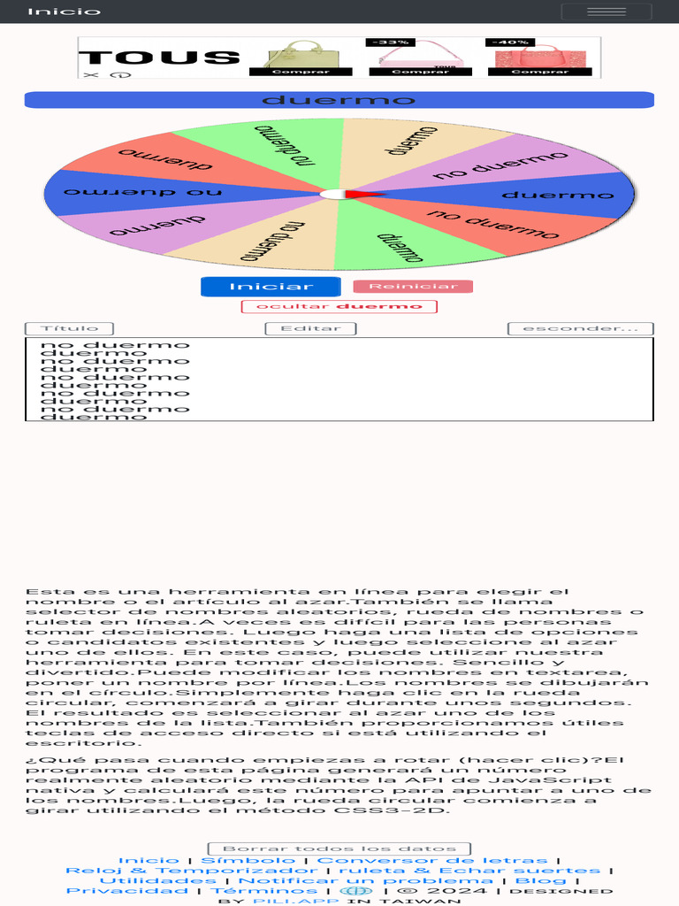 La Ruleta Aleatoria | PDF