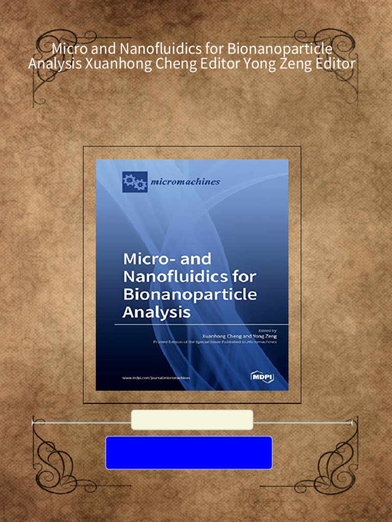 [FREE PDF sample] Micro and Nanofluidics for Bionanoparticle Analysis ...