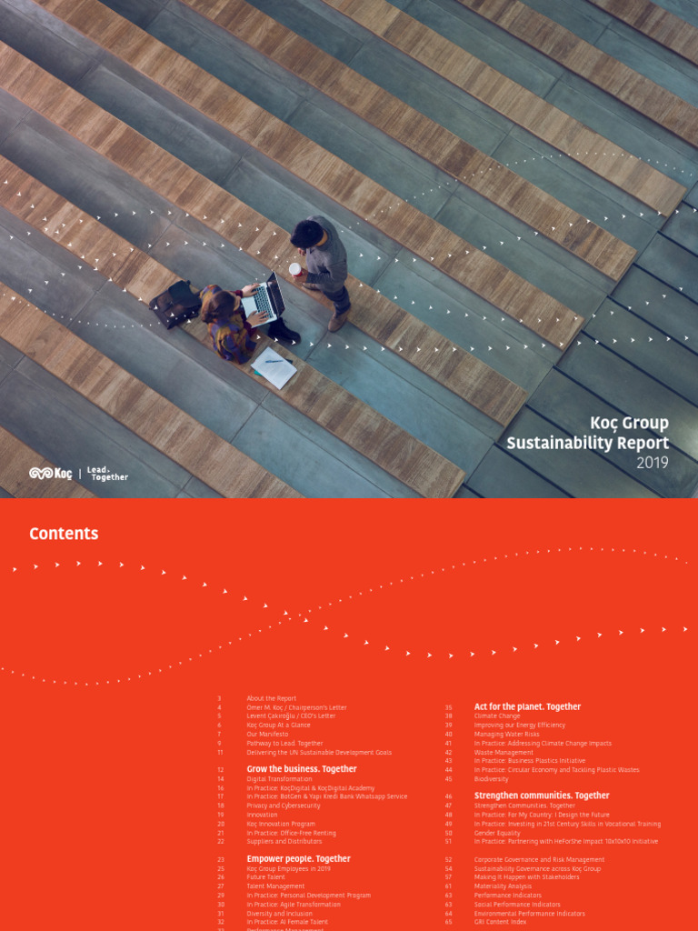 Koç Group 2019 Sustainability Report | PDF | Sustainability | Computer ...