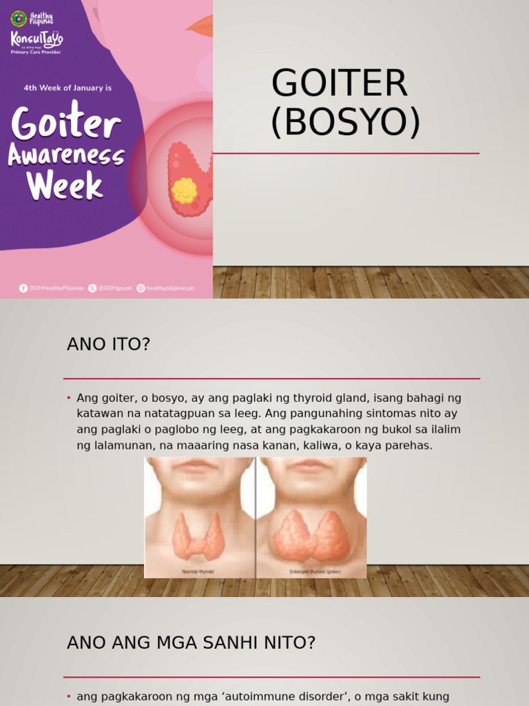 Goiter (Bosyo) | PDF