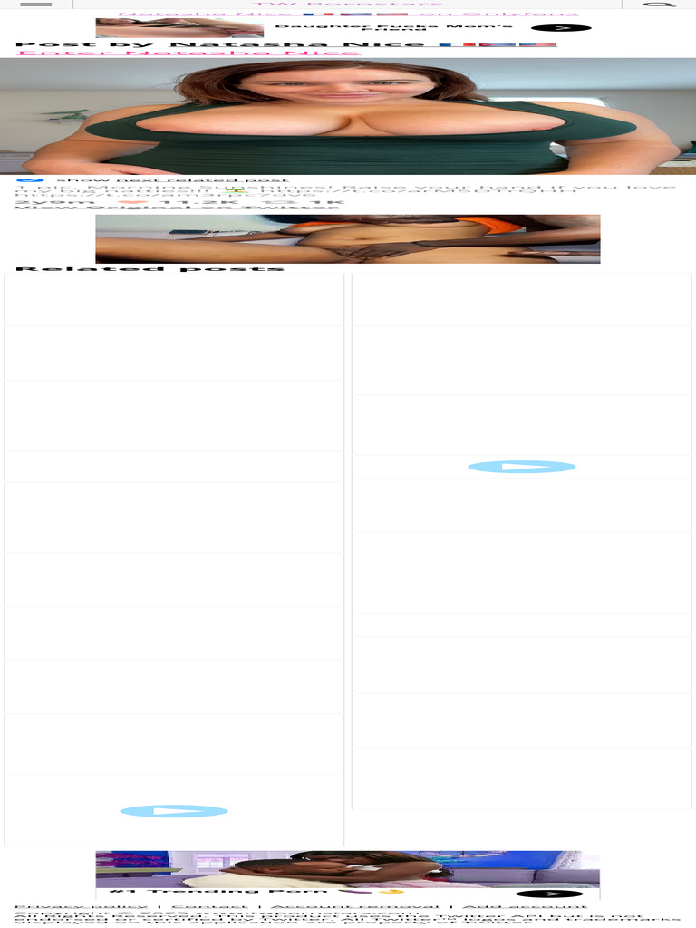 TW Pornstars - 1 Pic. Natasha Nice ??????. Twitter. Morning Sunshines! Raise Your Hand if You ...