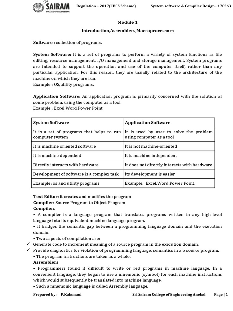 module 1 | PDF | Assembly Language | Computer Program