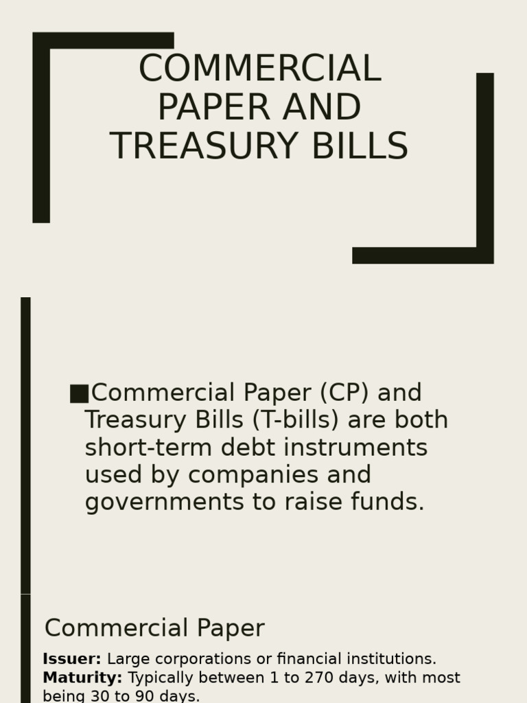 Commercial Paper | PDF