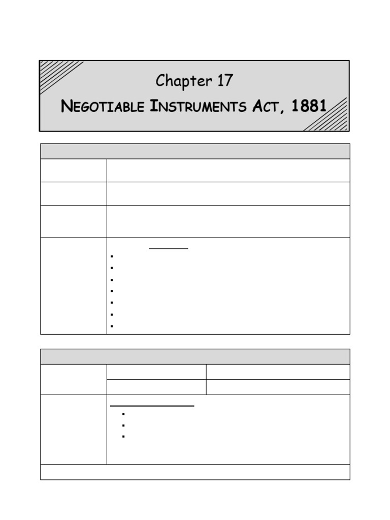 Chapter-17-NI Act (301-312) | PDF | Negotiable Instrument | Cheque
