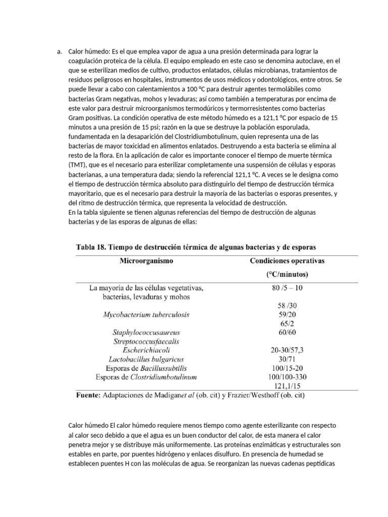 Esterilizacion Actividad Micro Ii | PDF | Esterilización (Microbiología)