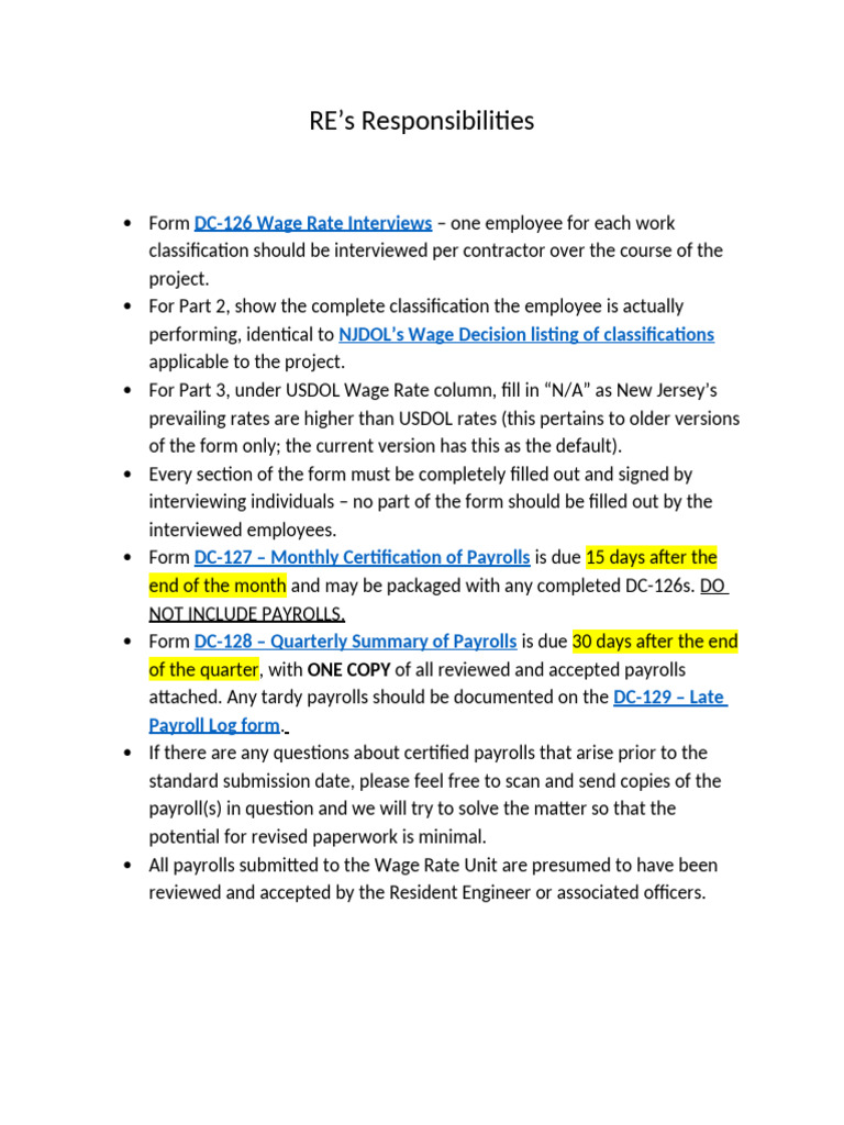 NJ Certified Payroll Reporting Guide | PDF | Payroll | Employee Relations