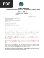 3.3-Notice of Fault | PDF | Notary Public | United States Postal Service