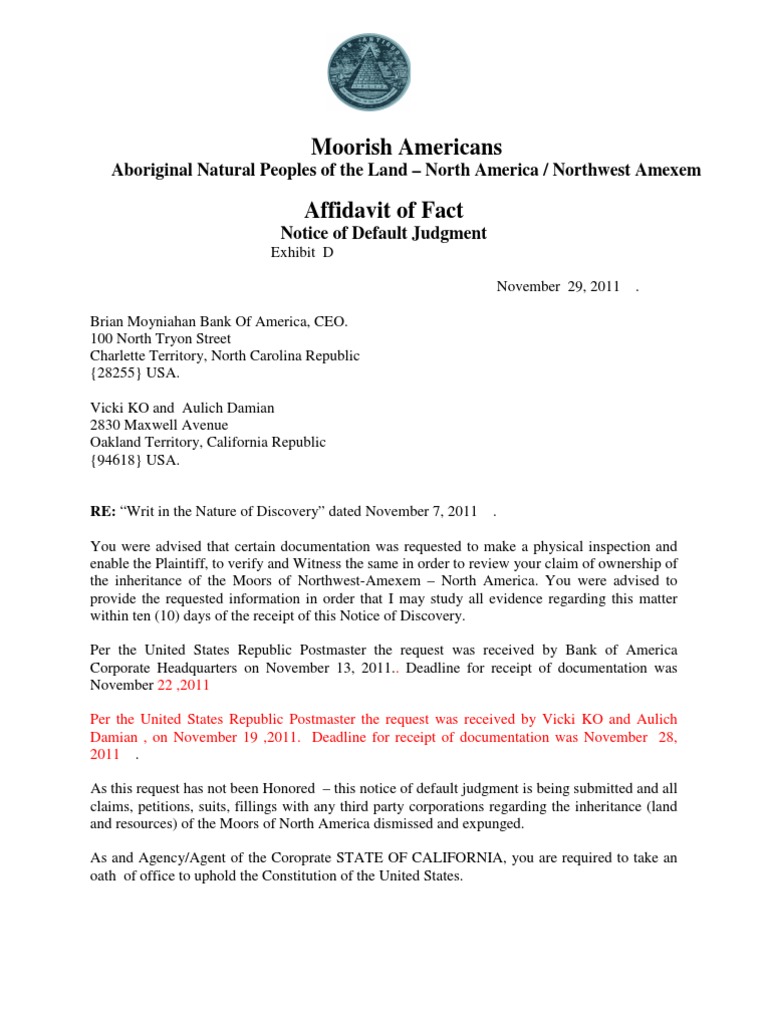 Notice of Default Judgment in California | PDF | Default Judgment ...