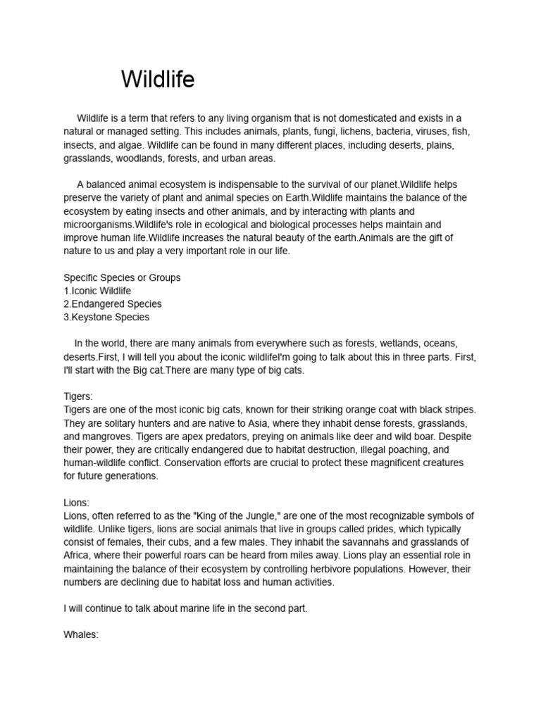 Wildlife | PDF | Wildlife | Giant Panda