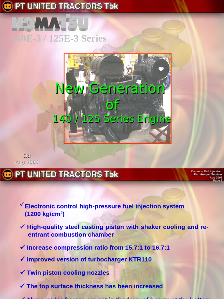 CRI Part Analyst 2003 | PDF | Fuel Injection | Pump