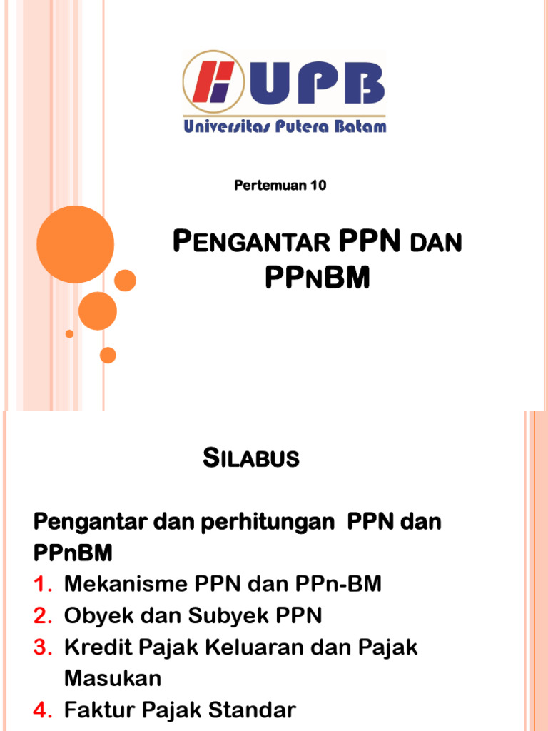 Panduan Lengkap PPN dan PPNBM | PDF