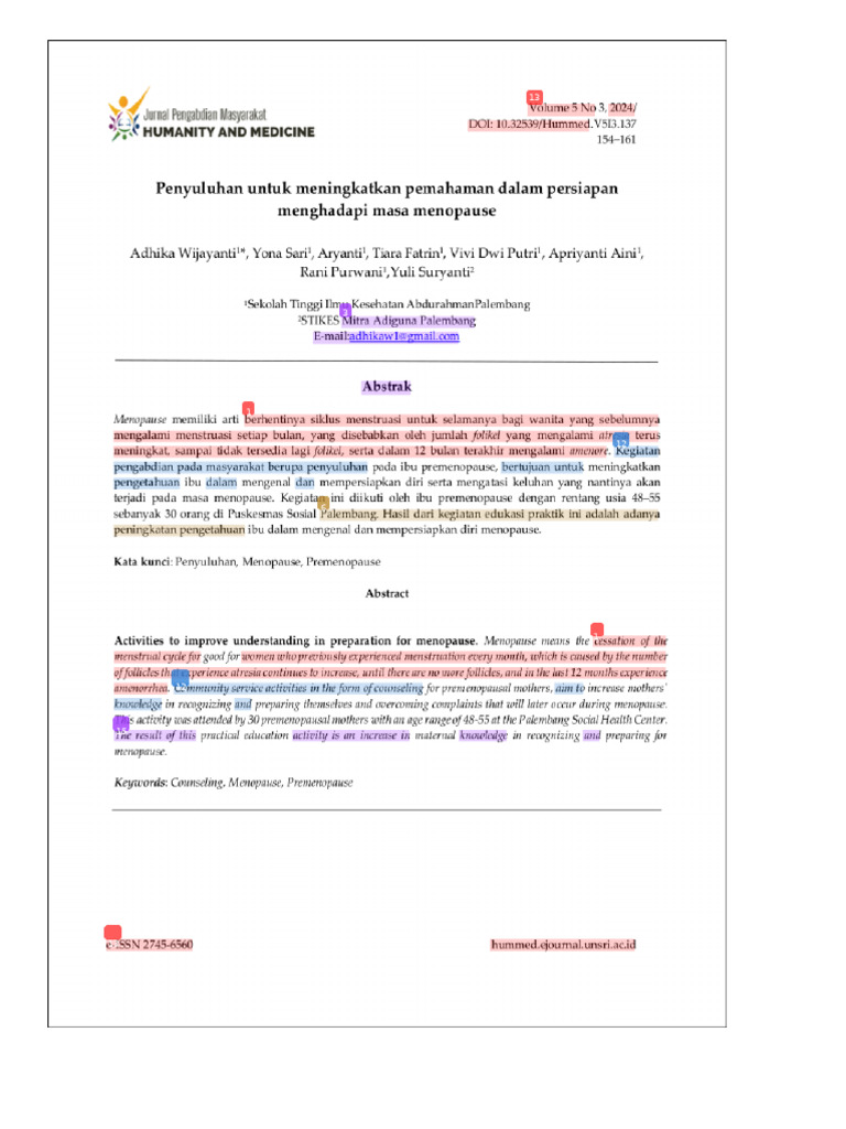 Pengmas Menopause 2 12 | PDF