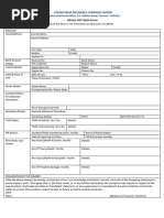 NIA Motor Claim Form | PDF