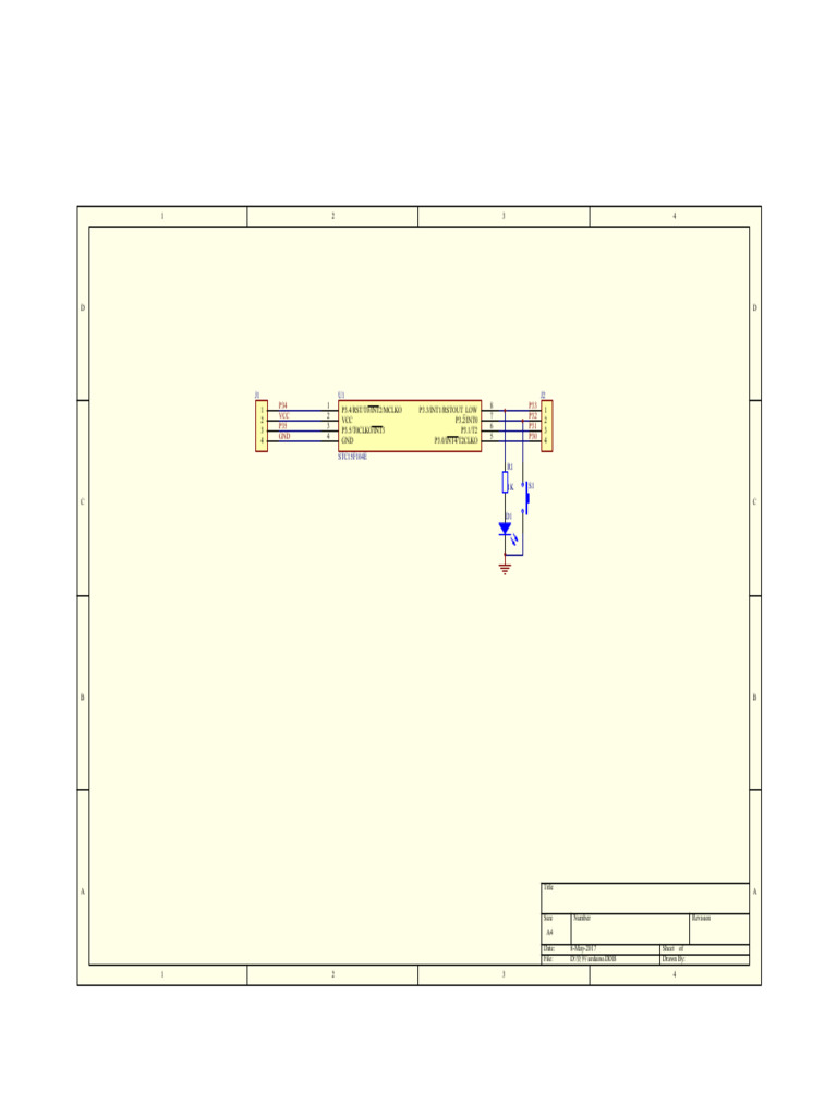 STC15F104开发板原理图 | PDF