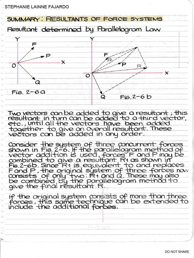 Statics Notes (Steph) | PDF