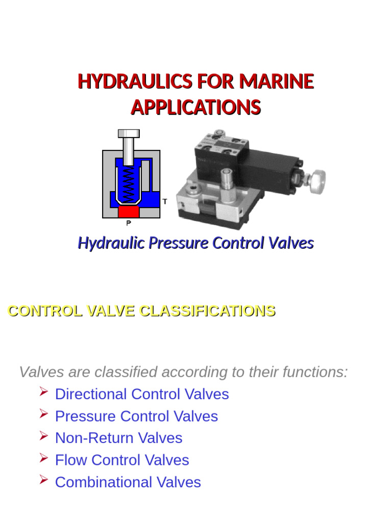 04 - Hydraulic Pressure Control Valves | PDF | Valve | Pressure