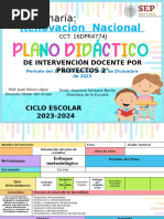 FORMATO-MACHOTE de Planeación Didáctica 2025 | PDF