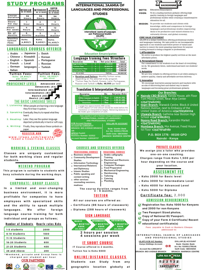 IJLAPS Fees and Course Offerings | PDF
