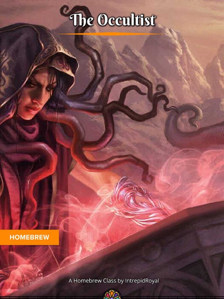 The Occultist Class v1 | PDF | Occult | Religious Belief And Doctrine