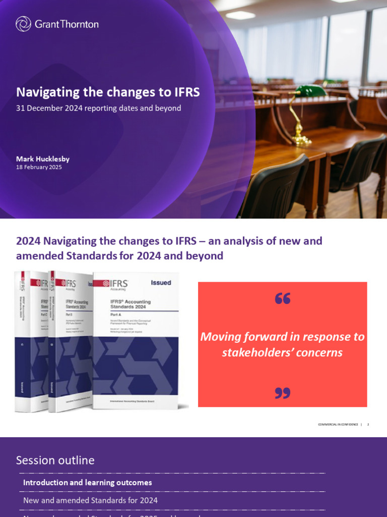 IFRS Changes 2024-2025: Key Updates | PDF | International Financial ...