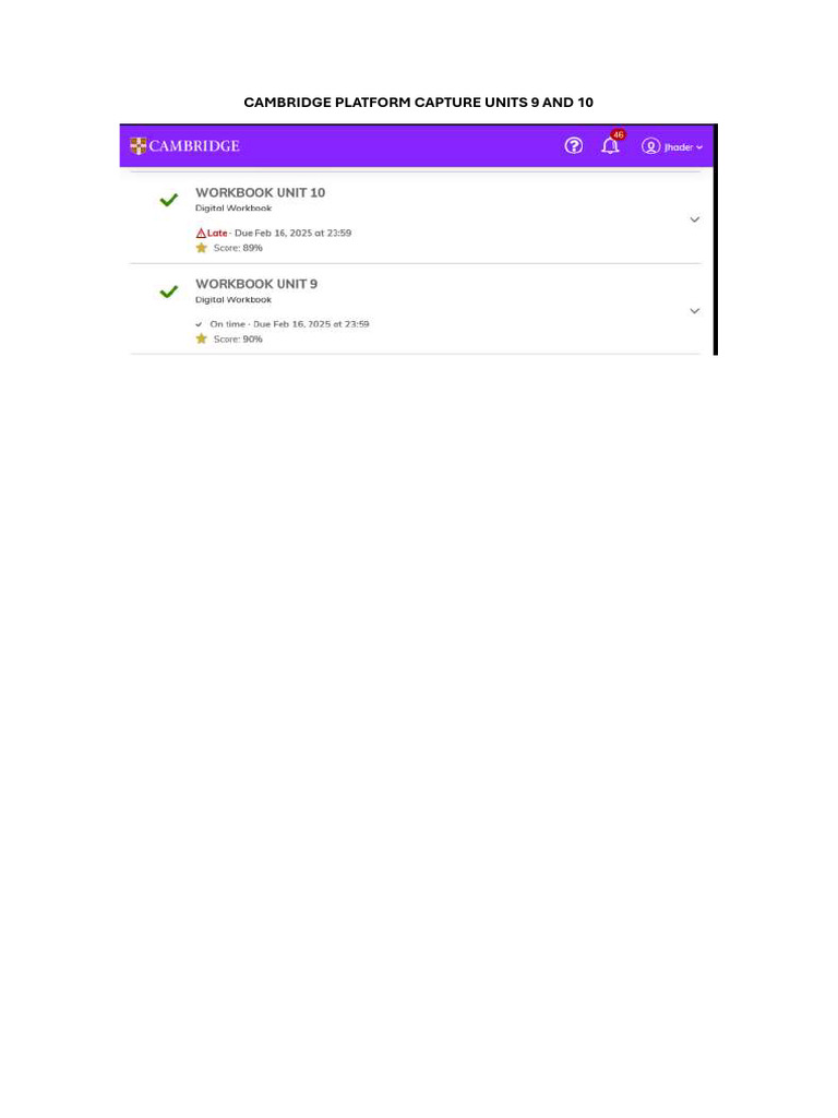 Cambridge Platform Capture Units 9 and 10 | PDF