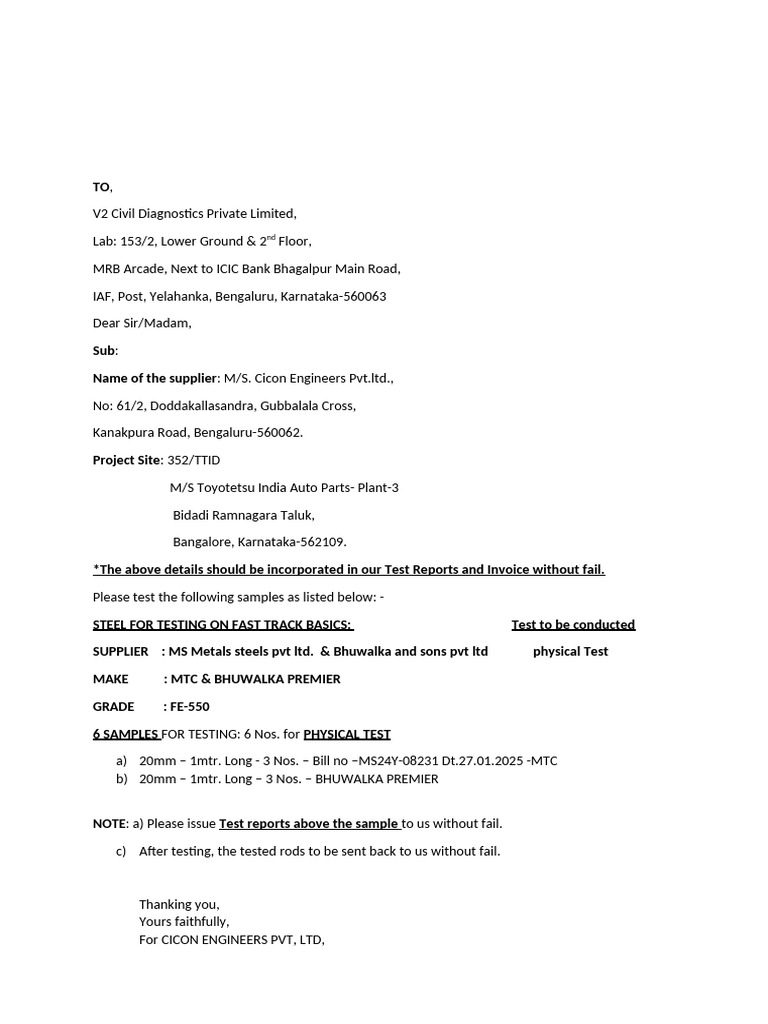 Mtc Letter (1) | PDF