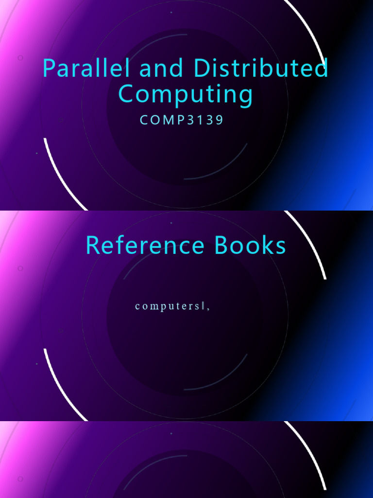 Parallel and Distributed Computing Lec 1 & 2 | PDF | Parallel Computing | Distributed Computing