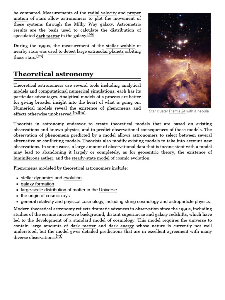 Astronomy - Wikipedia-9 | PDF
