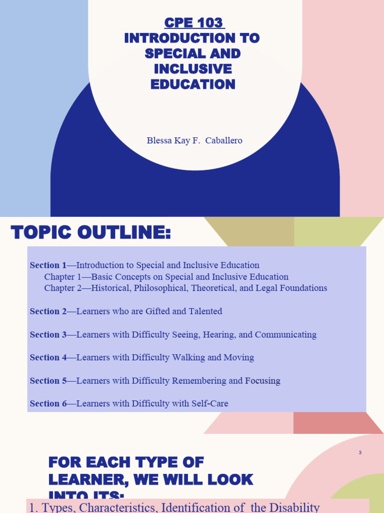 chap1 | PDF | Inclusion (Education) | Special Education
