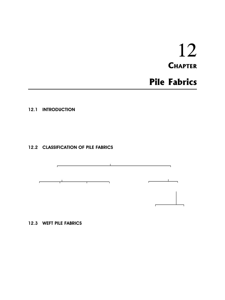 Weft Pile Fabric | PDF | Loom | Weaving