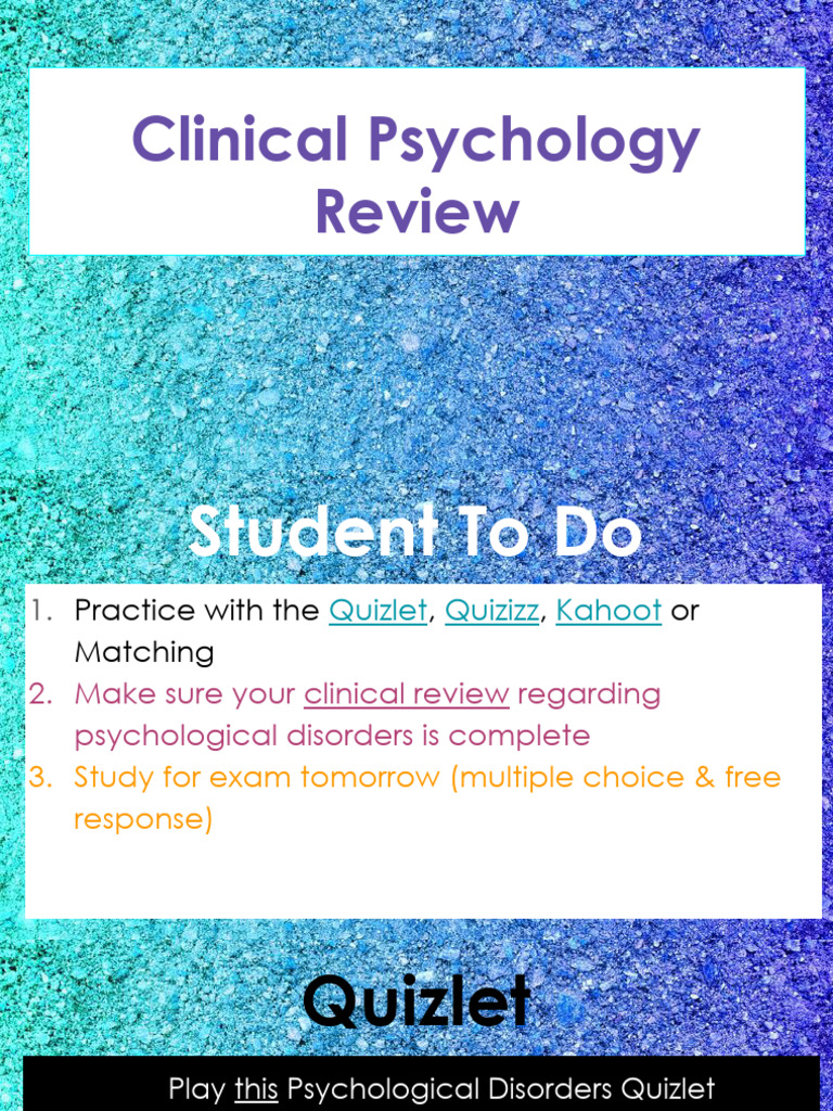 Clinical Psychology Review | PDF