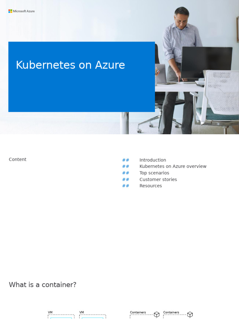 Kubernetes on Azure Guide | PDF | Microsoft Azure | Virtualization