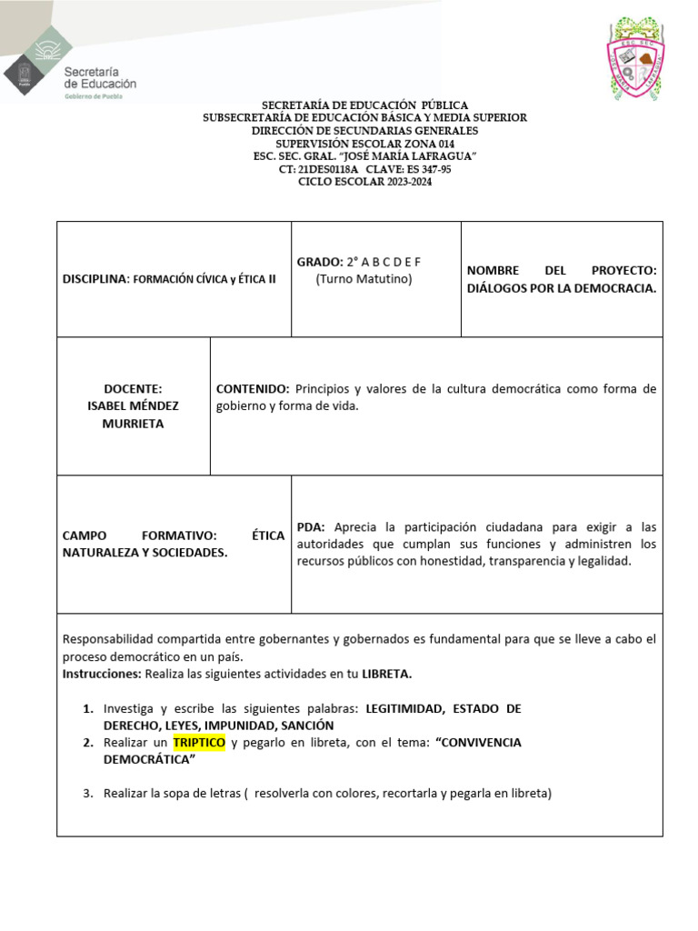 FCE - 2 Isabel Méndez Murrieta | PDF | Democracia | Ideologías políticas