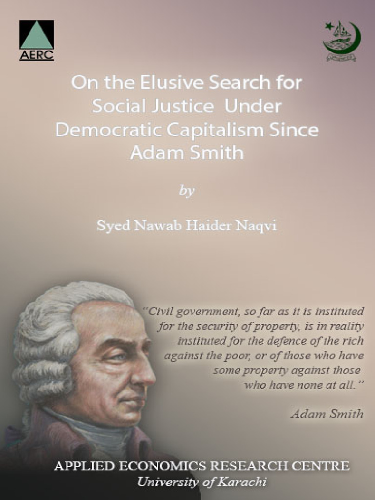 Article by Dr. Syed Nawab Haider Naqvi | PDF | Capitalism | Adam Smith