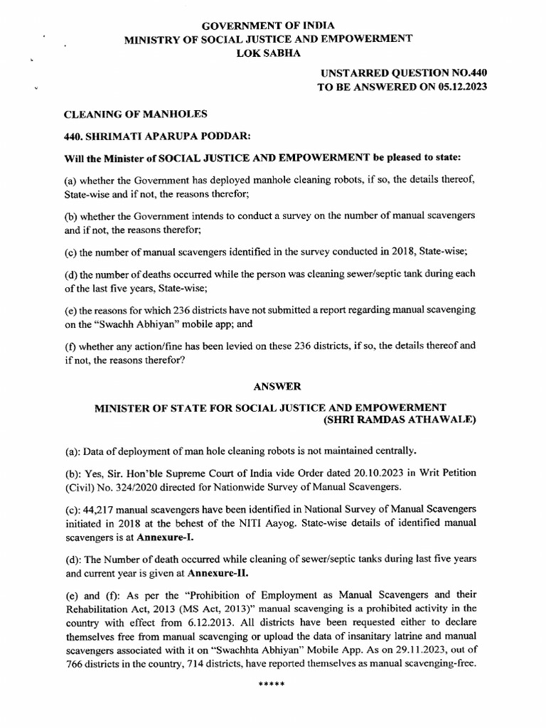 Loksabhaquestions Annex 1714 AU440 | PDF