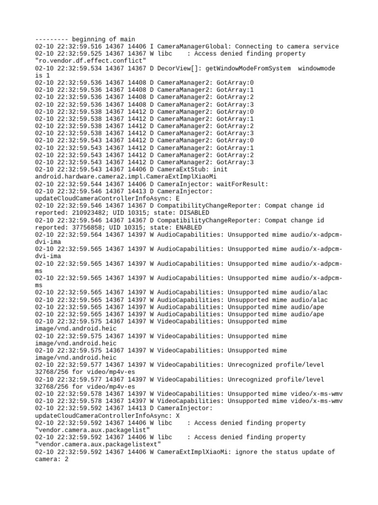 Log Cat 1739197979459 | PDF | Software | Computing