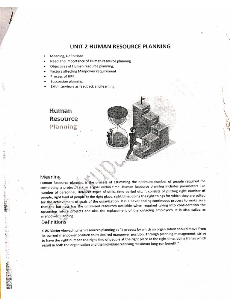 HRM. UNIT-2 | PDF
