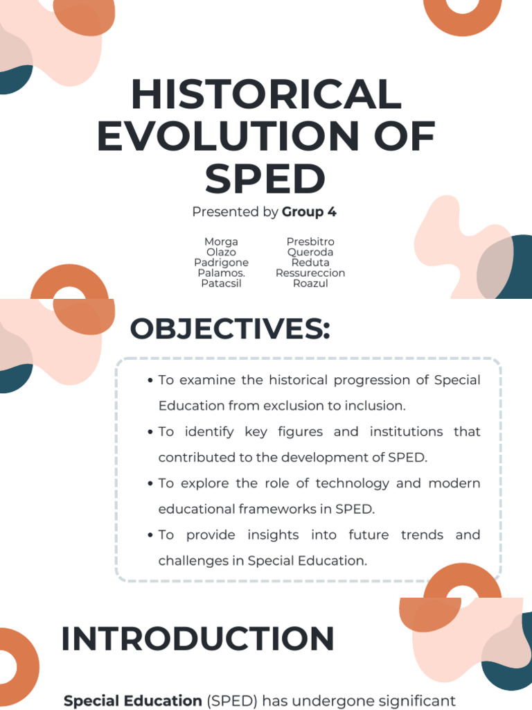 History of Special Education Evolution | PDF