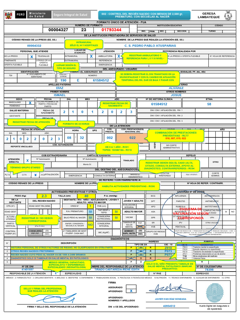 Cartilla Fua-002-Crn | PDF | Especialidades Medicas | Ciencias de la Salud