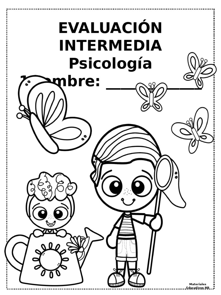 Evaluación Intermedia Materiales Educativos | PDF