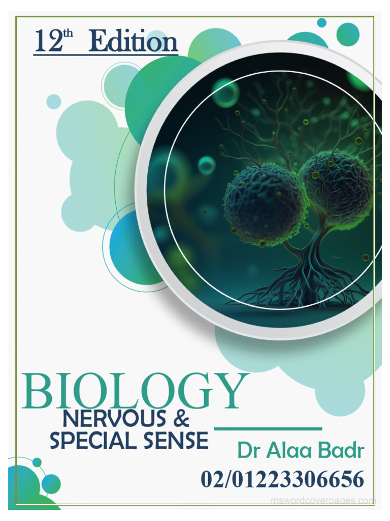 Nervous & Special Sense-12th Edit - DR Alaa Badr | PDF | Action ...