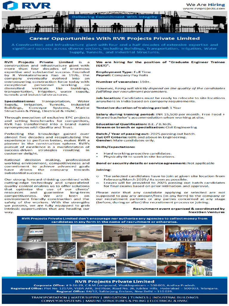 RVR Projects GET Civil 2025 Batch | PDF