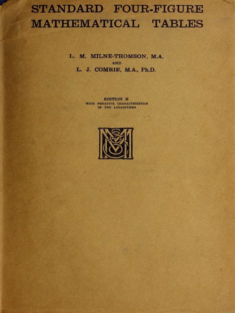 Standardfourfigu 00 Miln | PDF | Logarithm | Function (Mathematics)