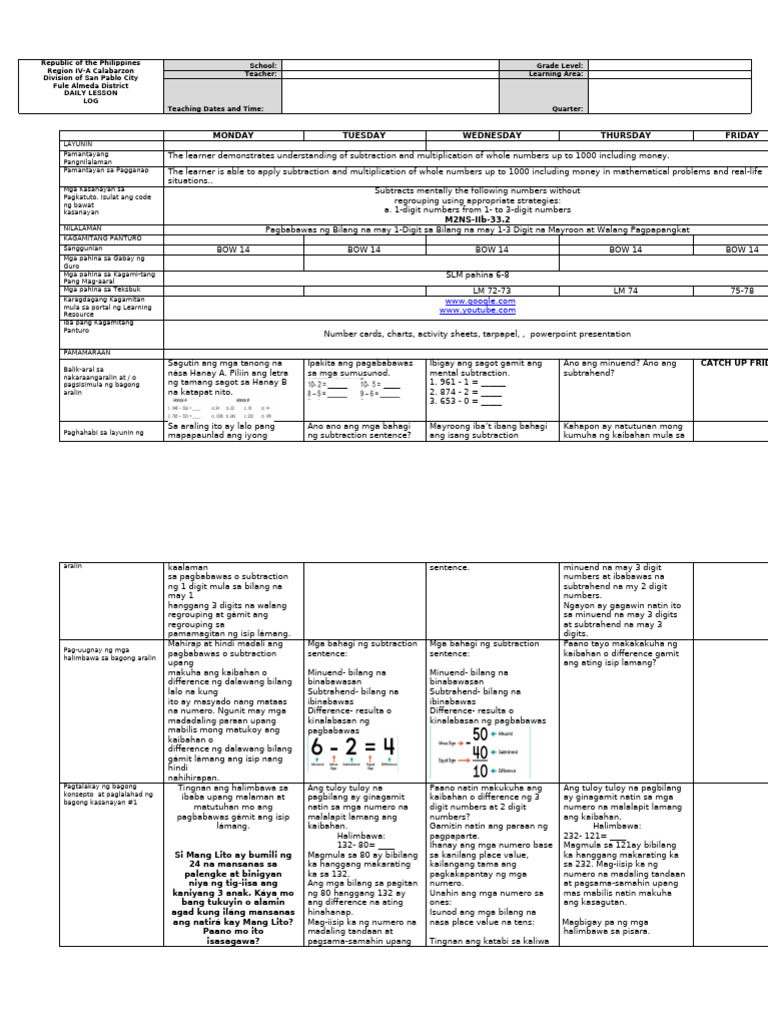 2nd Quarter-Mathematics-Week-2 | PDF
