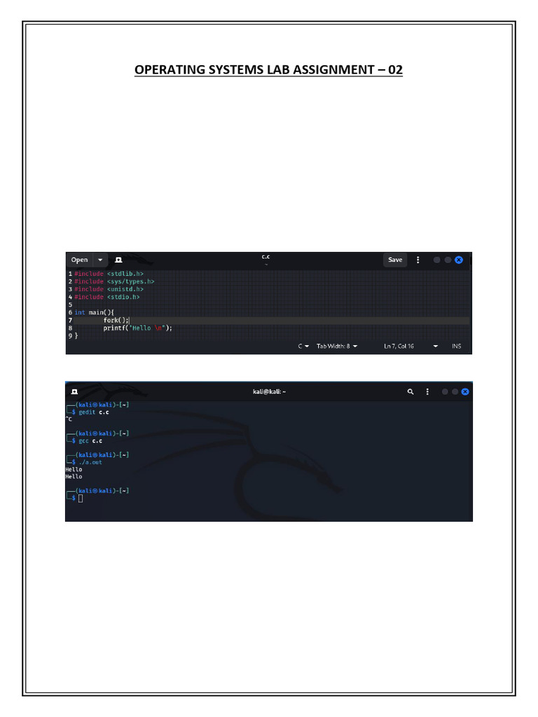 21bce5380 Pranjal-Gautam Os Lab2 | PDF